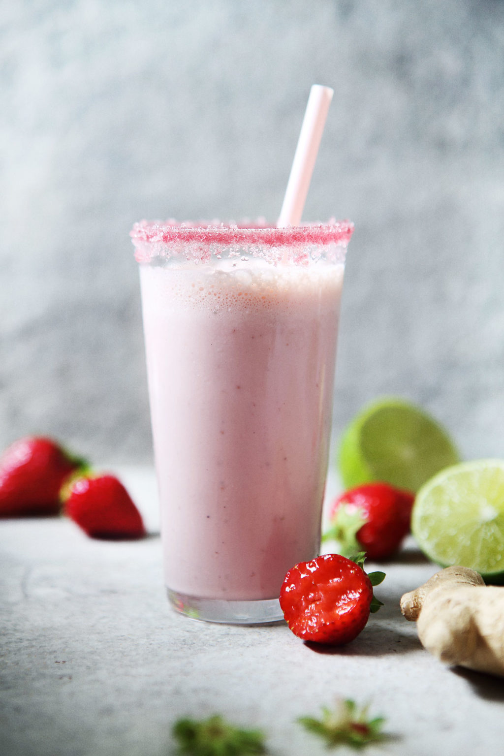 Ma recette de Milk-shake aux fraises et citron vert - Laurent Mariotte