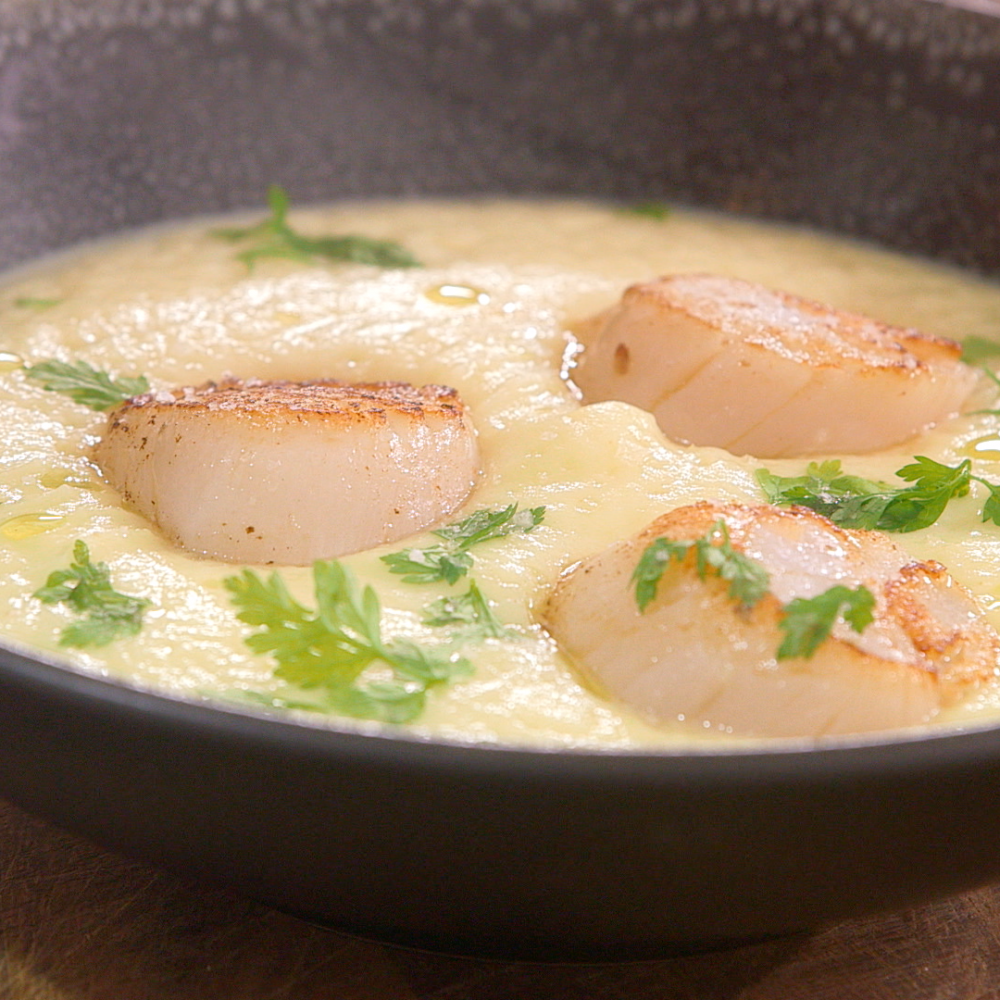 Ma recette de noix de Saint-Jacques à la grenobloise - Laurent Mariotte