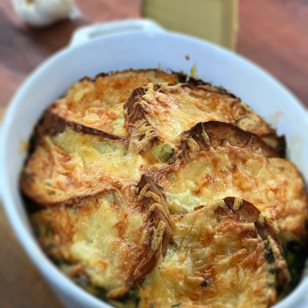 Ma recette de gratin de ravioles du Dauphiné au bleu - Laurent Mariotte