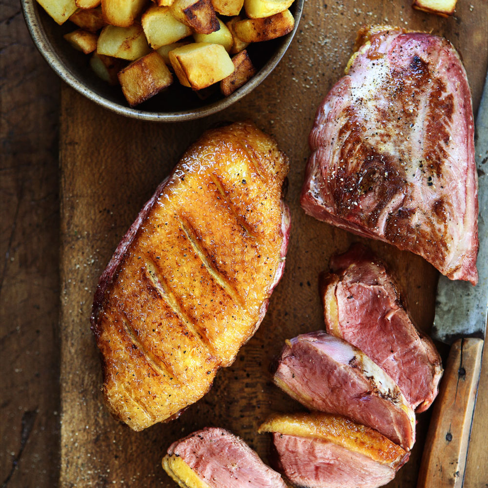 Ma recette de magret de canard aux asperges blanches - Laurent Mariotte