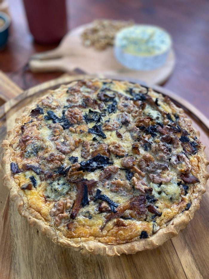 Ma recette de quiche aux champignons et aux noix - Laurent Mariotte