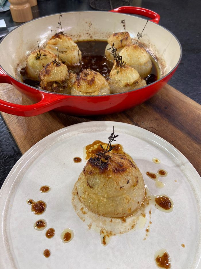 Ma recette d'oignons doux des Cévennes farcis - Laurent Mariotte
