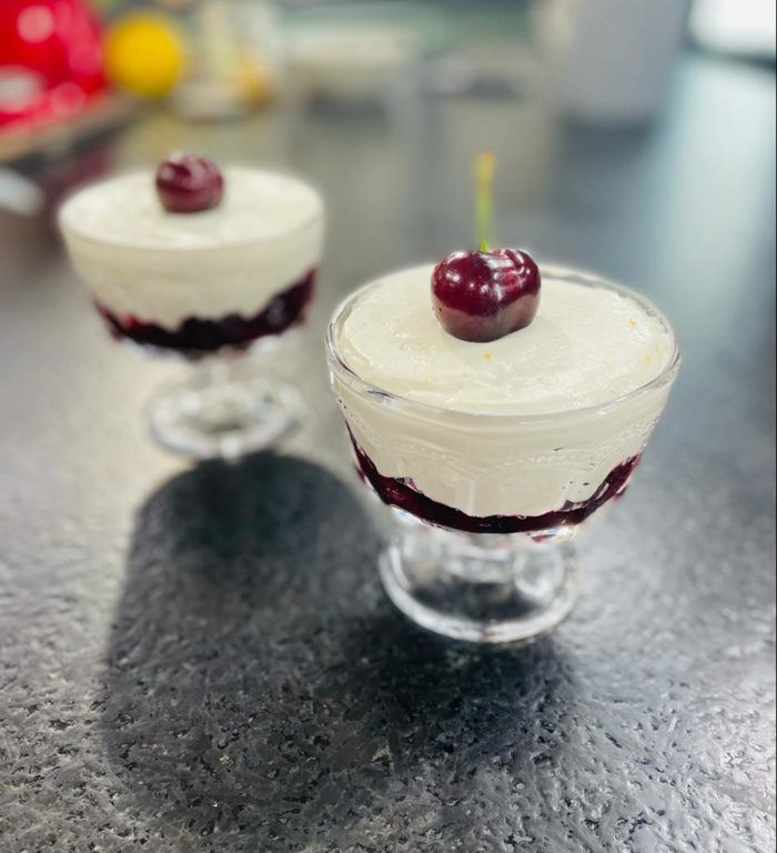 Ma recette du fontainebleau à la cerise - Laurent Mariotte