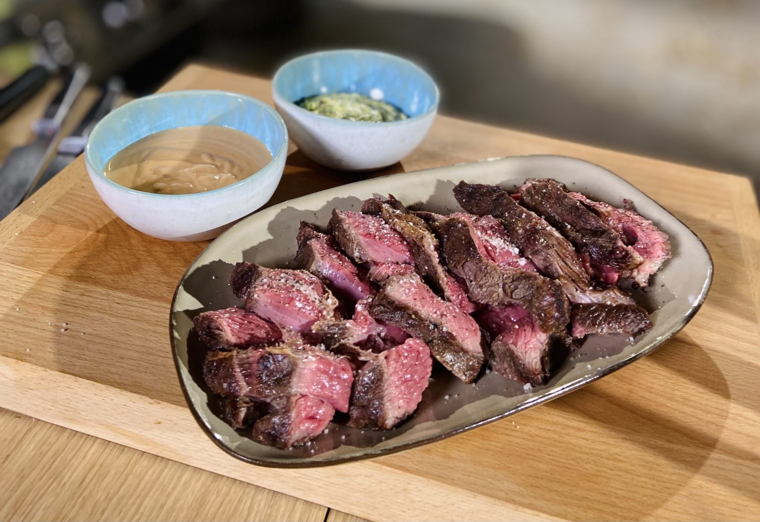 Ma recette de basse-côte grillée, sauce tartare et sauce bourguignonne ...