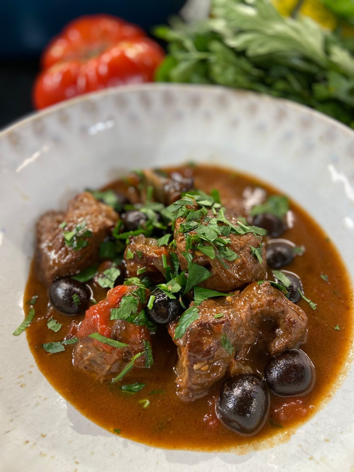 Ma recette de sauté de bœuf tomate et olives - Laurent Mariotte