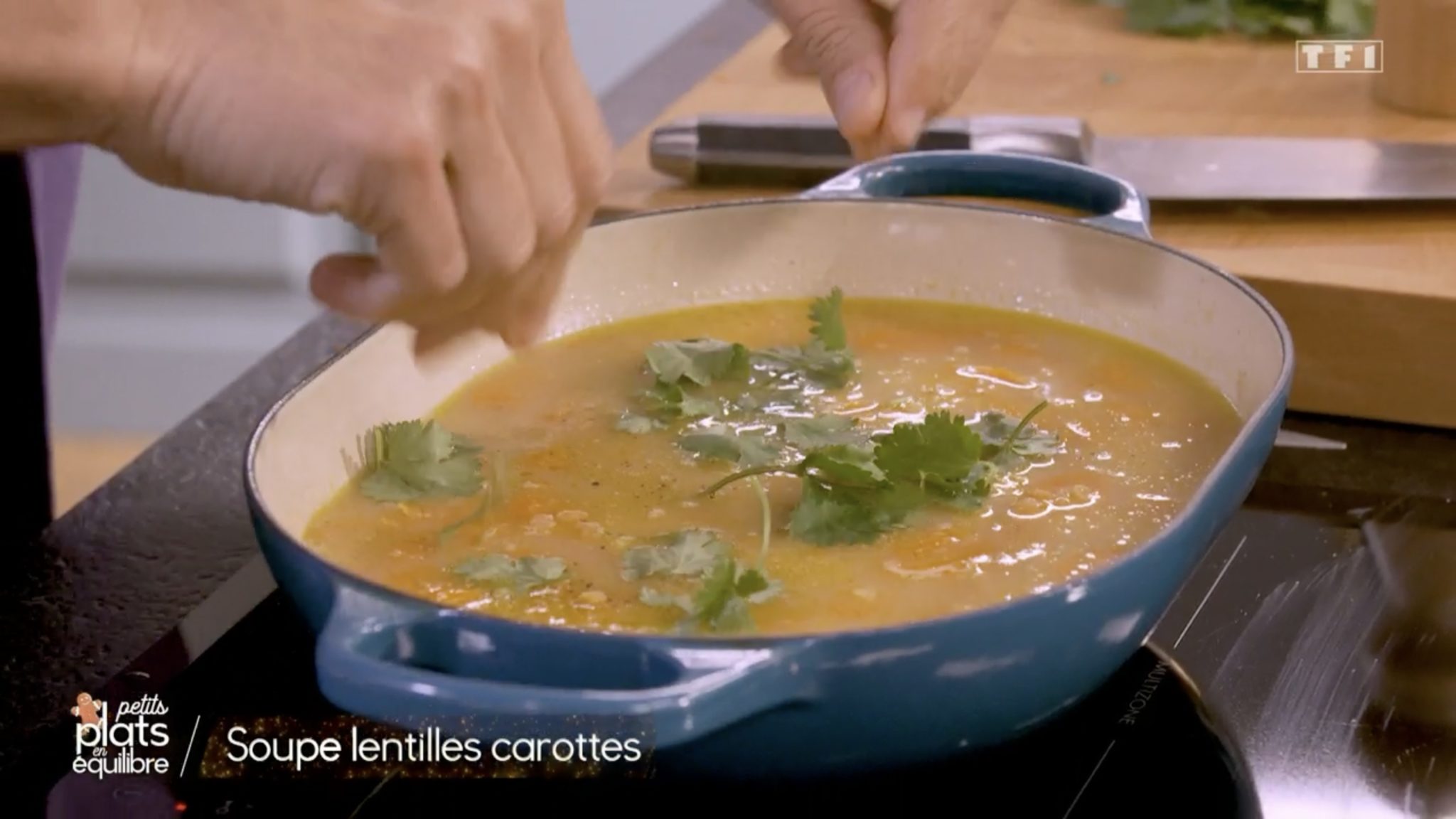 Ma recette de soupe de lentilles corail et carottes - Laurent Mariotte