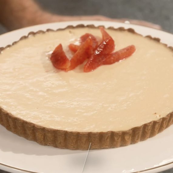 Ma Recette De Tarte Rhubarbe Cerises Laurent Mariotte