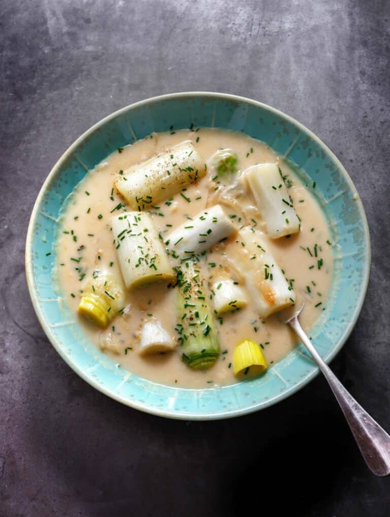 Ma recette de fondue de poireau au poiré - Laurent Mariotte